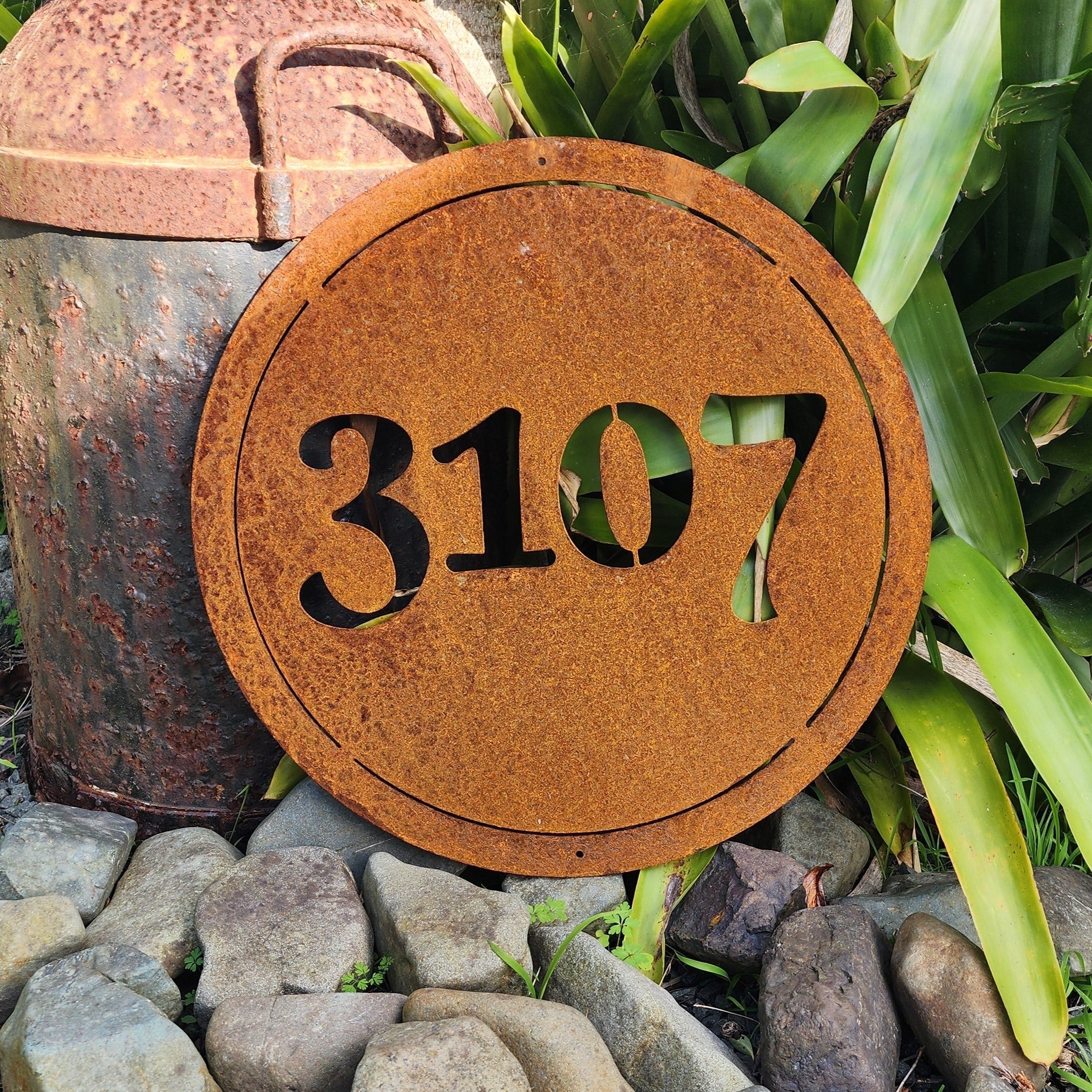 Steel Address Signs, Gate Signs & Numbers – High Voltage Custom Metal Art