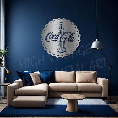 COCA-COLA BOTTLE CAP – High Voltage Custom Metal Art