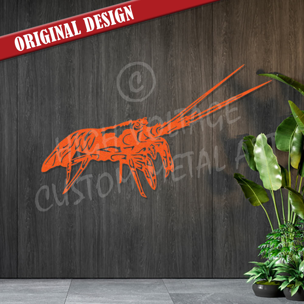Crayfish | NZ MADE Steel Art – High Voltage Custom Metal Art