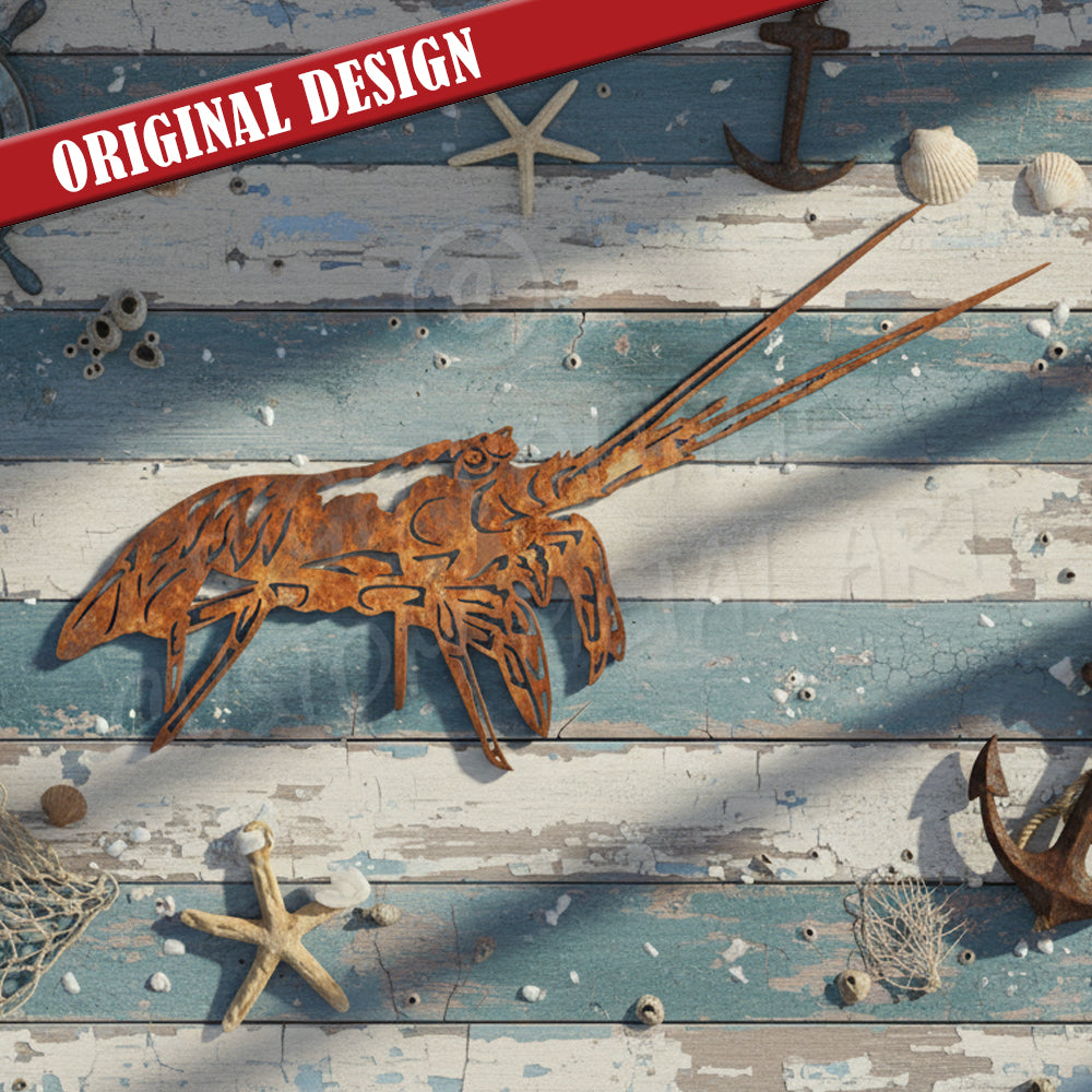 Crayfish | NZ MADE Steel Art – High Voltage Custom Metal Art