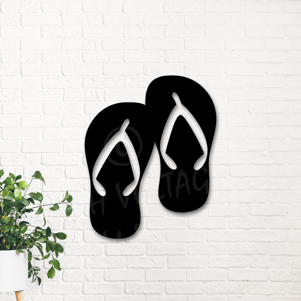 Jandals | NZ MADE Steel Art – High Voltage Custom Metal Art