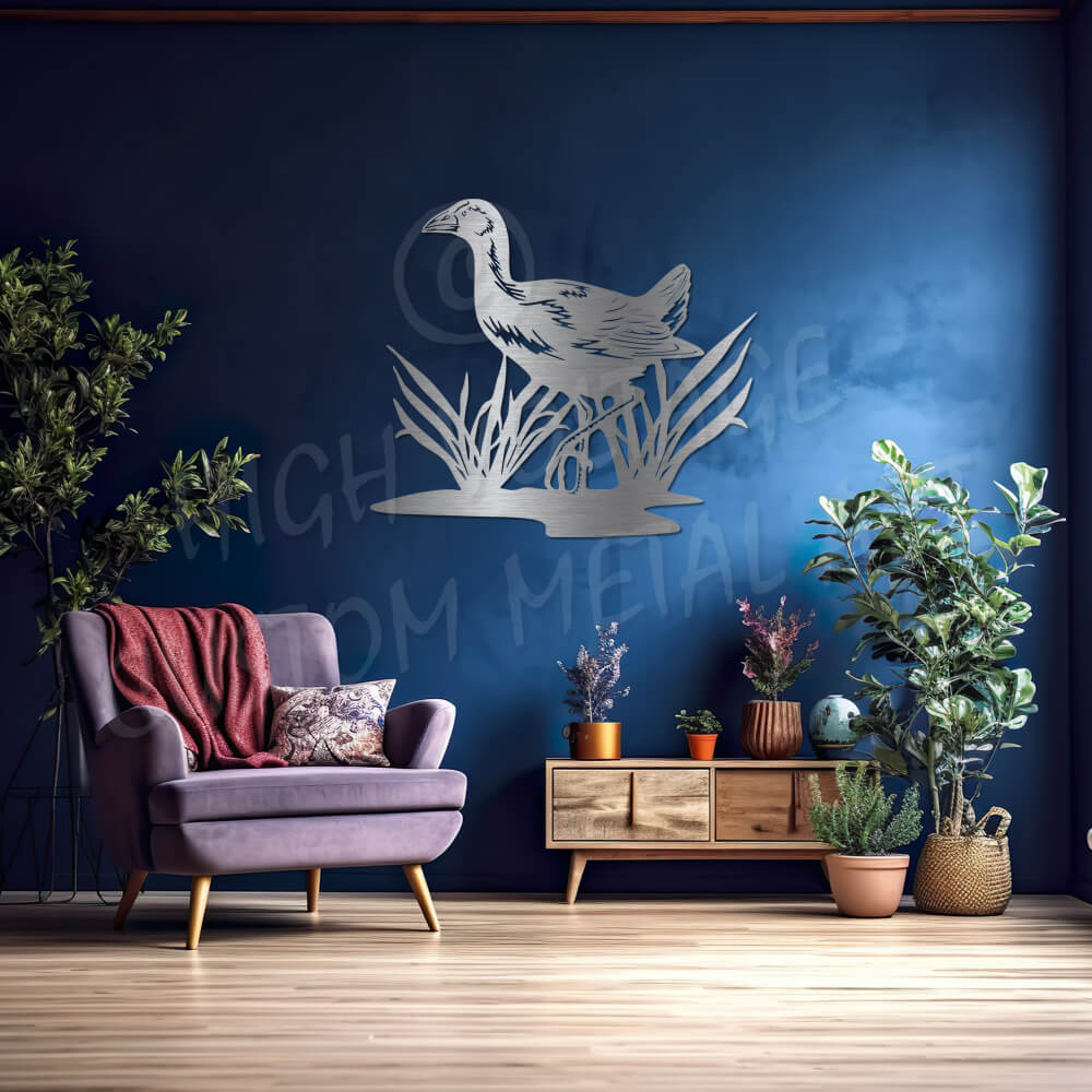 Pukeko | NZ MADE Steel Art – High Voltage Custom Metal Art