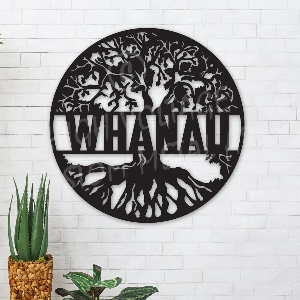 Whanau Tree Of Life | NZ MADE Steel Art – High Voltage Custom Metal Art