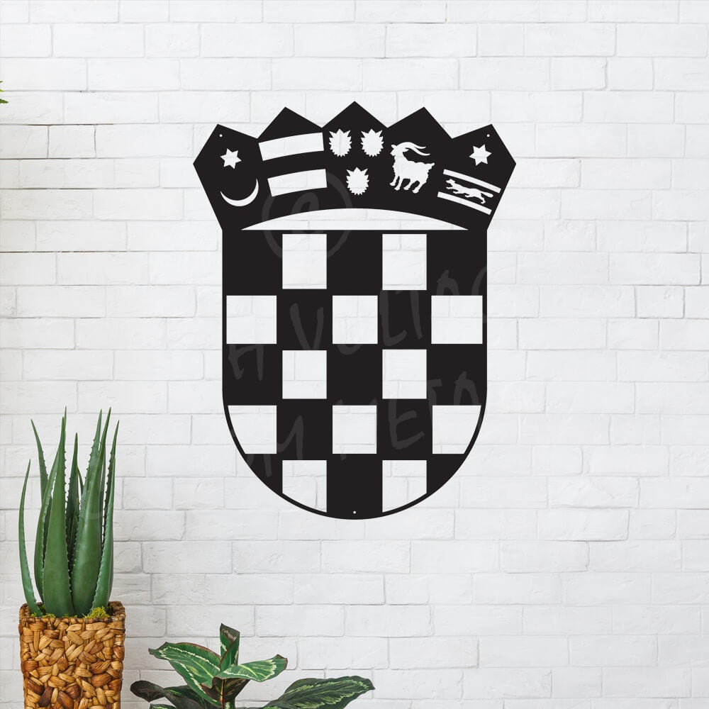 Croatian Coat Of Arms – High Voltage Custom Metal Art